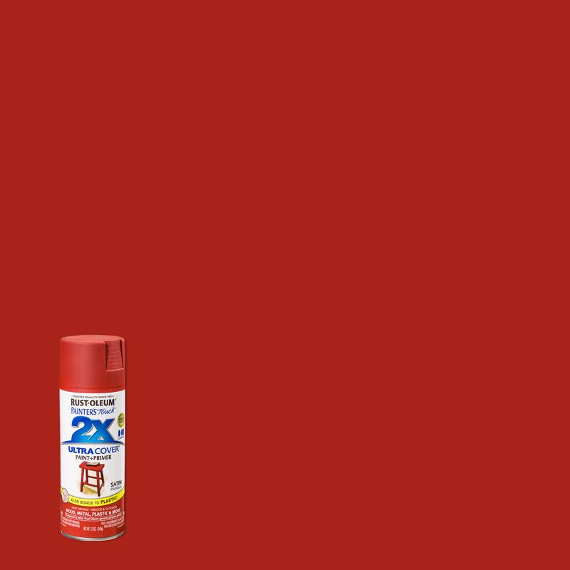 Rust-Oleum Painter's Touch 2X Ultra Cover Satin Paprika Paint+Primer ...