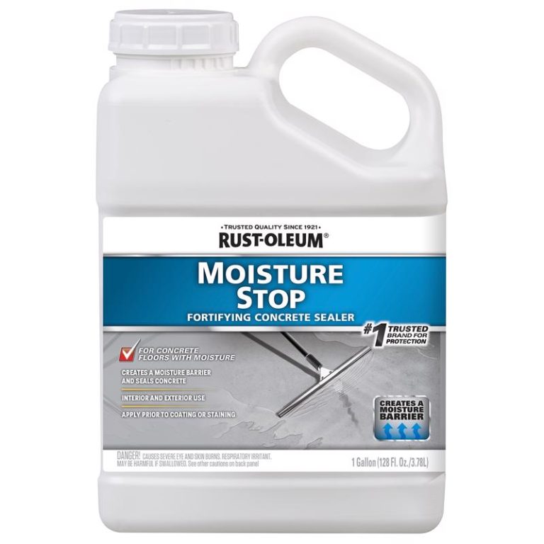 Rust-Oleum Moisture Stop Fortifying Clear Water-Based Sealer 1 gal ...