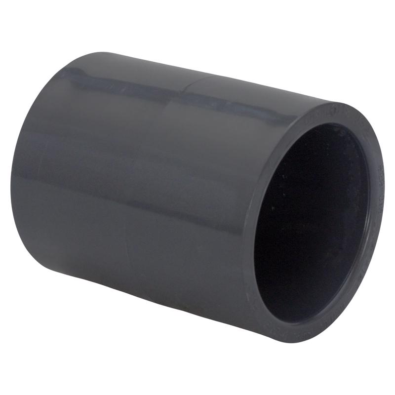 Charlotte Pipe Schedule 80 3/4 in. Slip X 3/4 in. D Slip PVC Coupling 1 ...